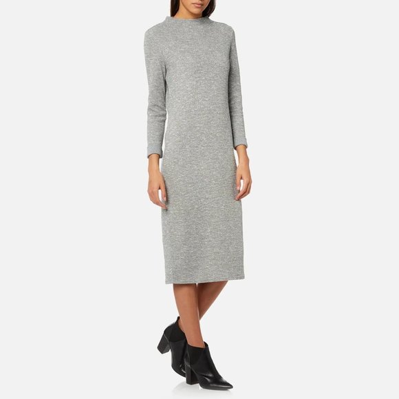Hugo Boss | Dresses | Hugo Boss Orange Label Damare Longsleeve Grey ...